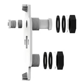 White Plastic Surface Mounted Pool Light