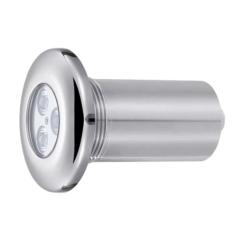 75mm 1.5 Inch Male Thread LED Stainless Steel Underwater Light